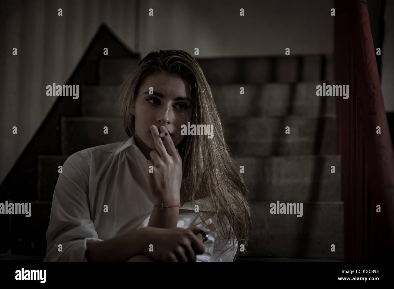 #2 First Cigarette Stock Photo - Alamy