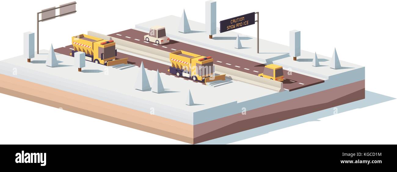 Working on motorway Stock Vector Images - Alamy