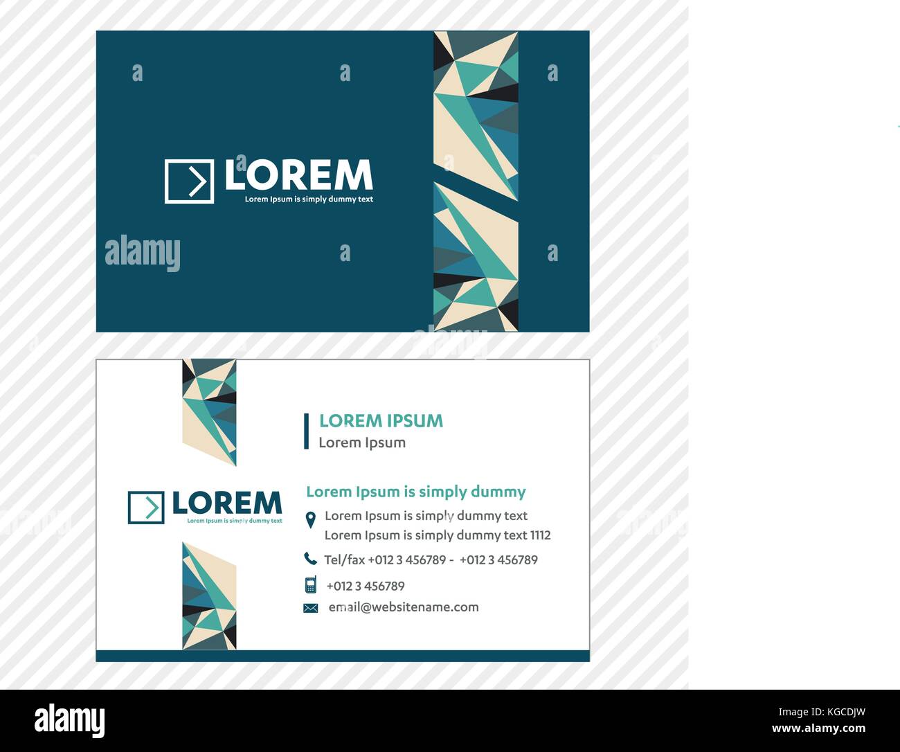 Business card Vector Template, Tech Logo Link Network, Visiting Card ...