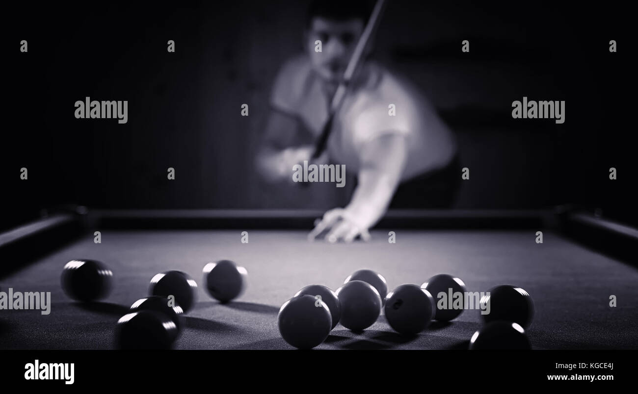 Big Billiards Pool Table High Resolution Stock Photography and Images ...