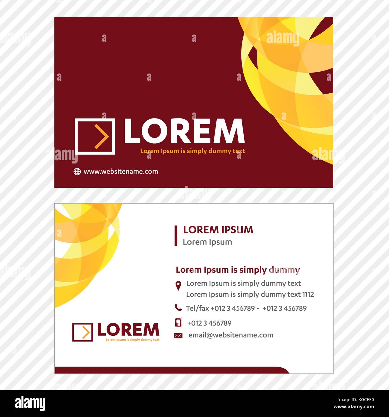 Business card Vector Template, Tech Logo Link Network, Visiting Card ...