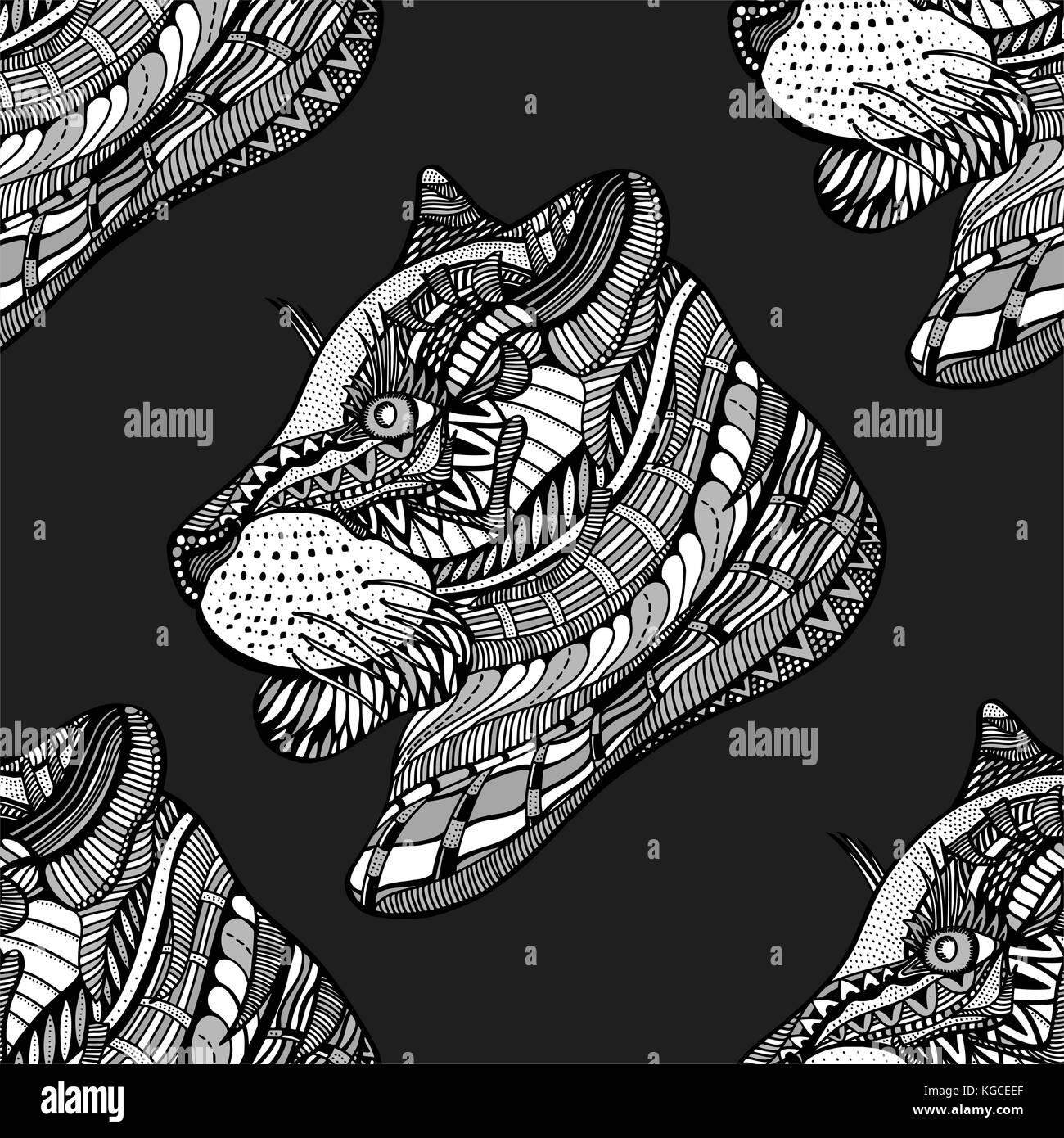 Tiger pattern butterfly Black and White Stock Photos & Images - Alamy