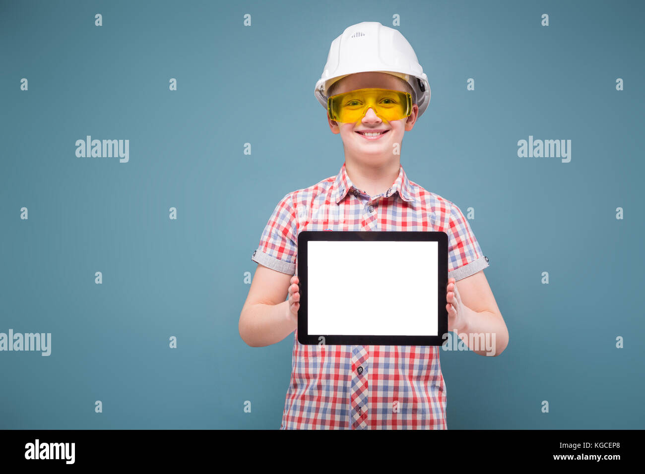 Plaid helmet hi-res stock photography and images - Alamy