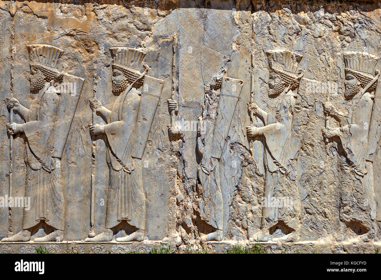 Persepolis guards relief hi-res stock photography and images - Alamy