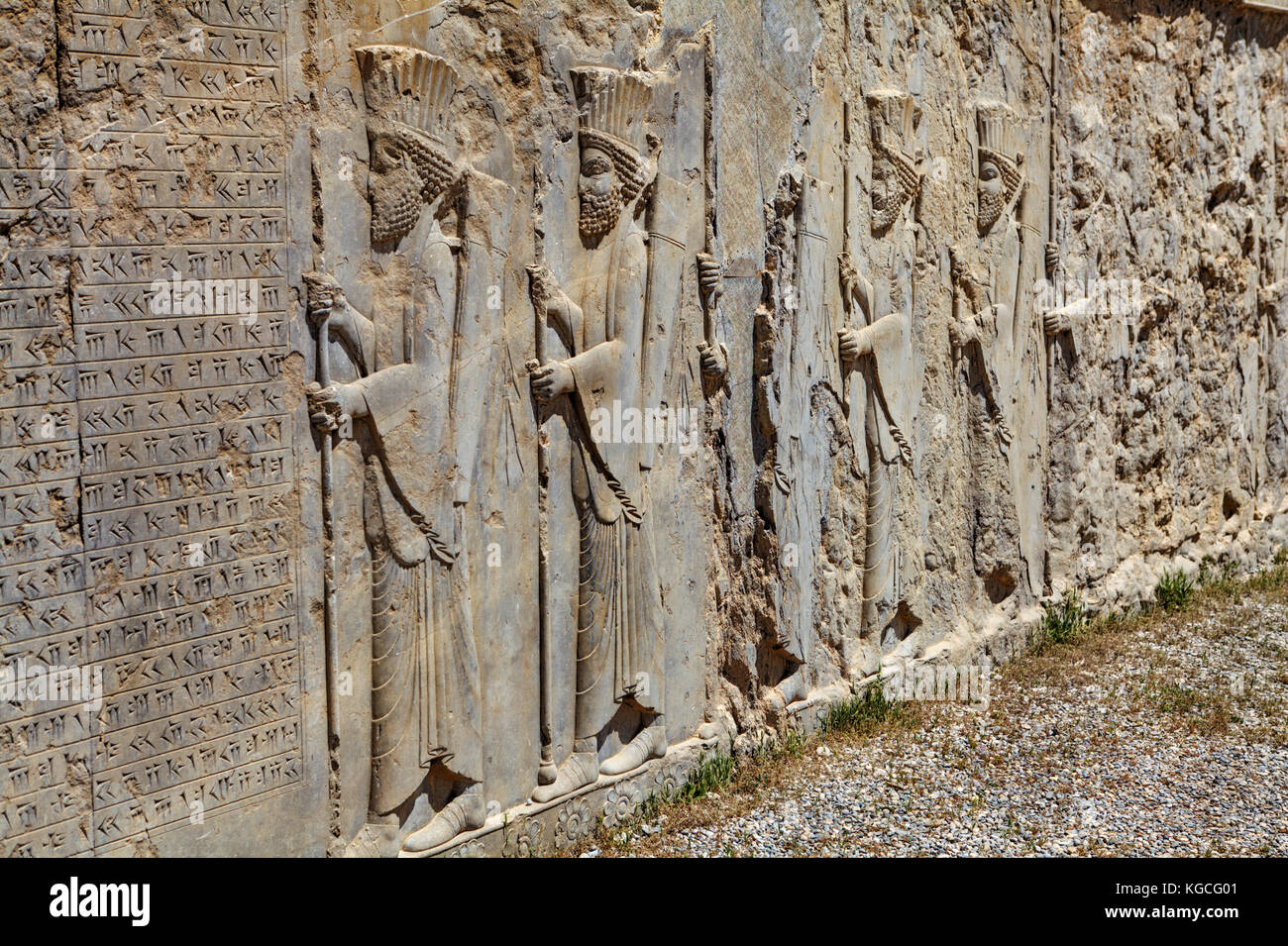 Persepolis guards relief hi-res stock photography and images - Alamy