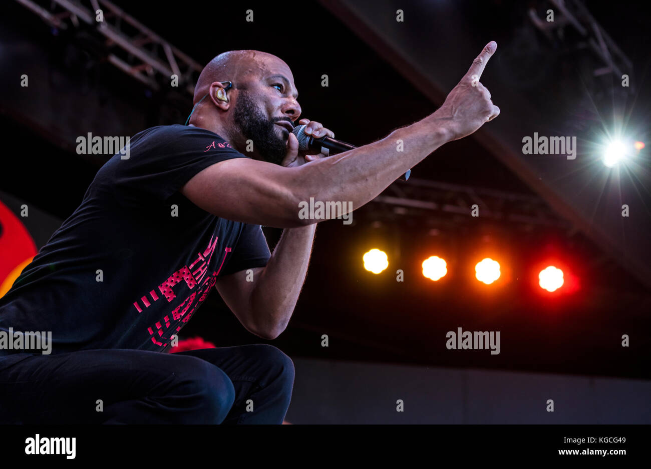 Hip hop artist COMMON performce on the main stage - 60th MONTEREY JAZZ ...