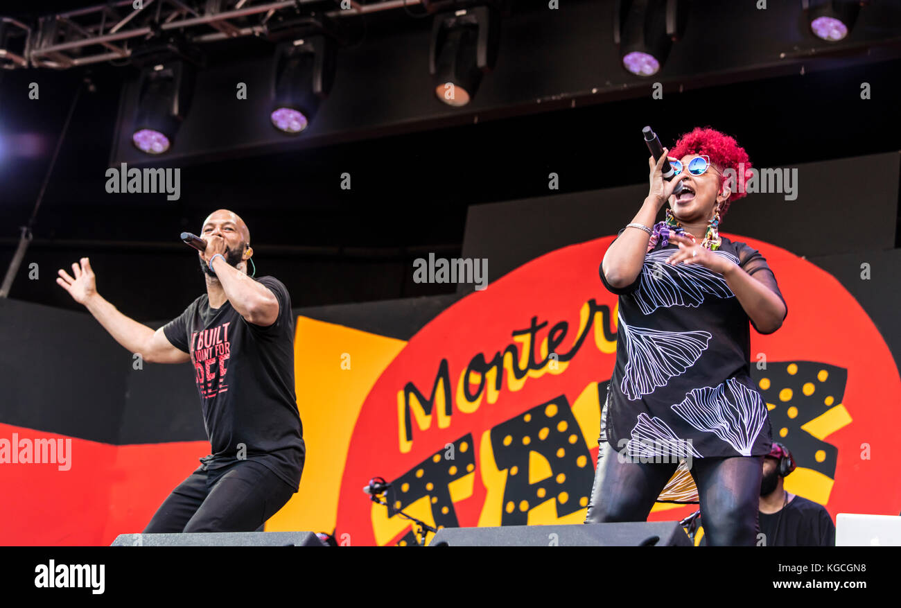 Hip hop artist COMMON performce on the main stage - 60th MONTEREY JAZZ ...