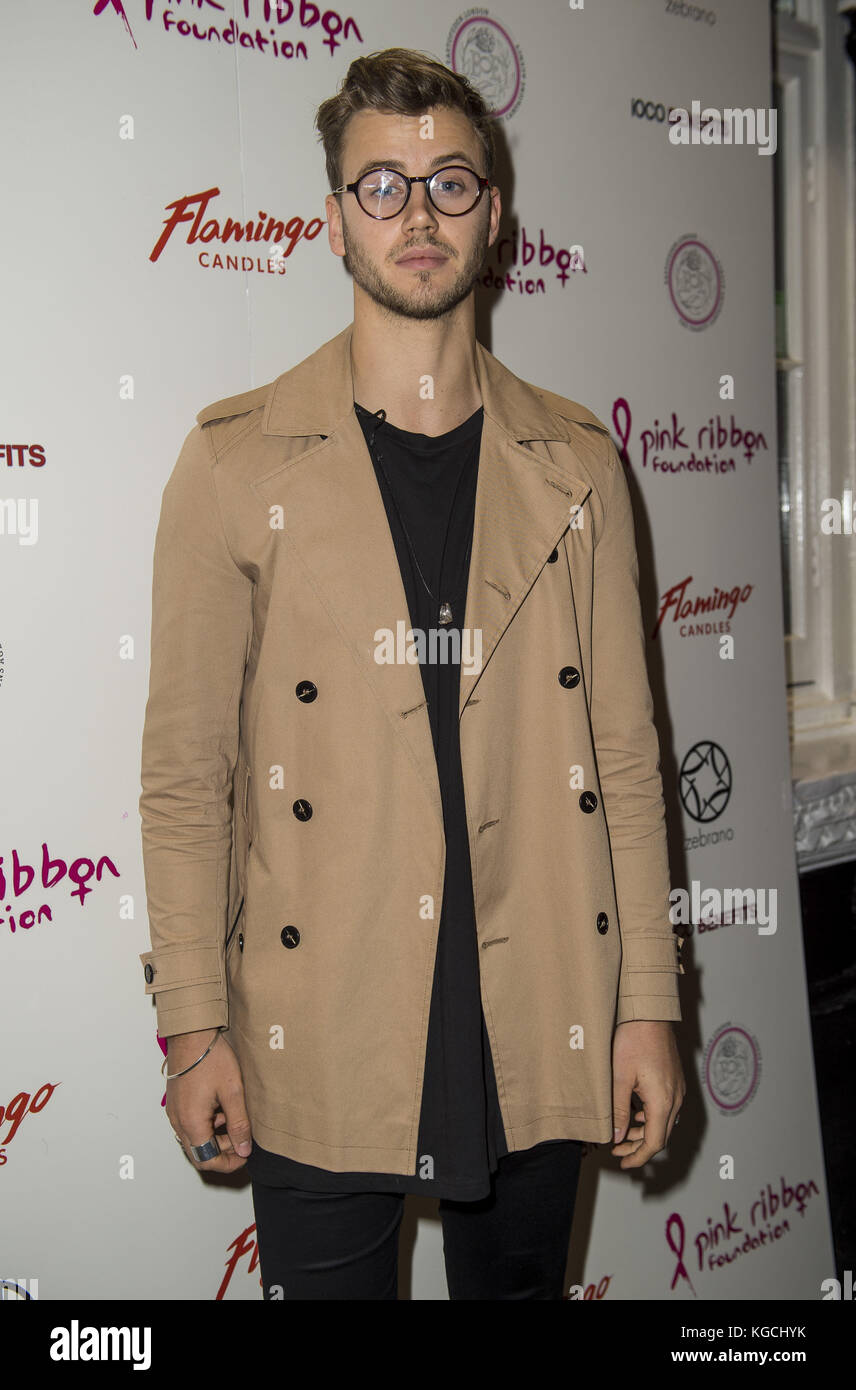 London, UK. Barny Banks at the Pink Ribbon Foundation Fundraiser event ...