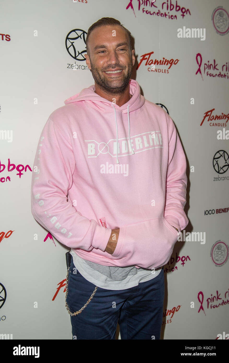 London, UK. Calum Best at the Pink Ribbon Foundation Fundraiser event ...