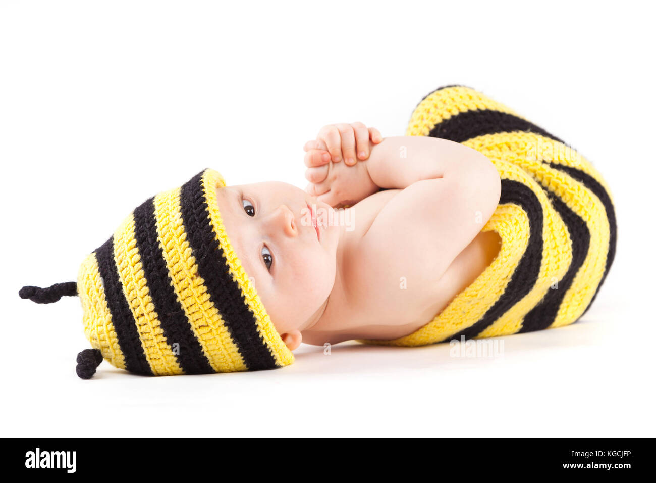 happy little boy in bee costume Stock Photo - Alamy
