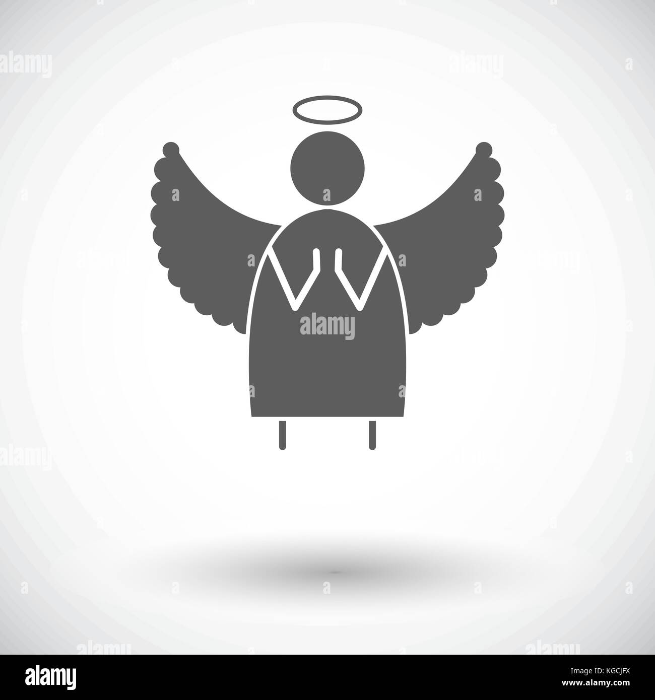 Angel icon. Flat vector related icon for web and mobile applications ...