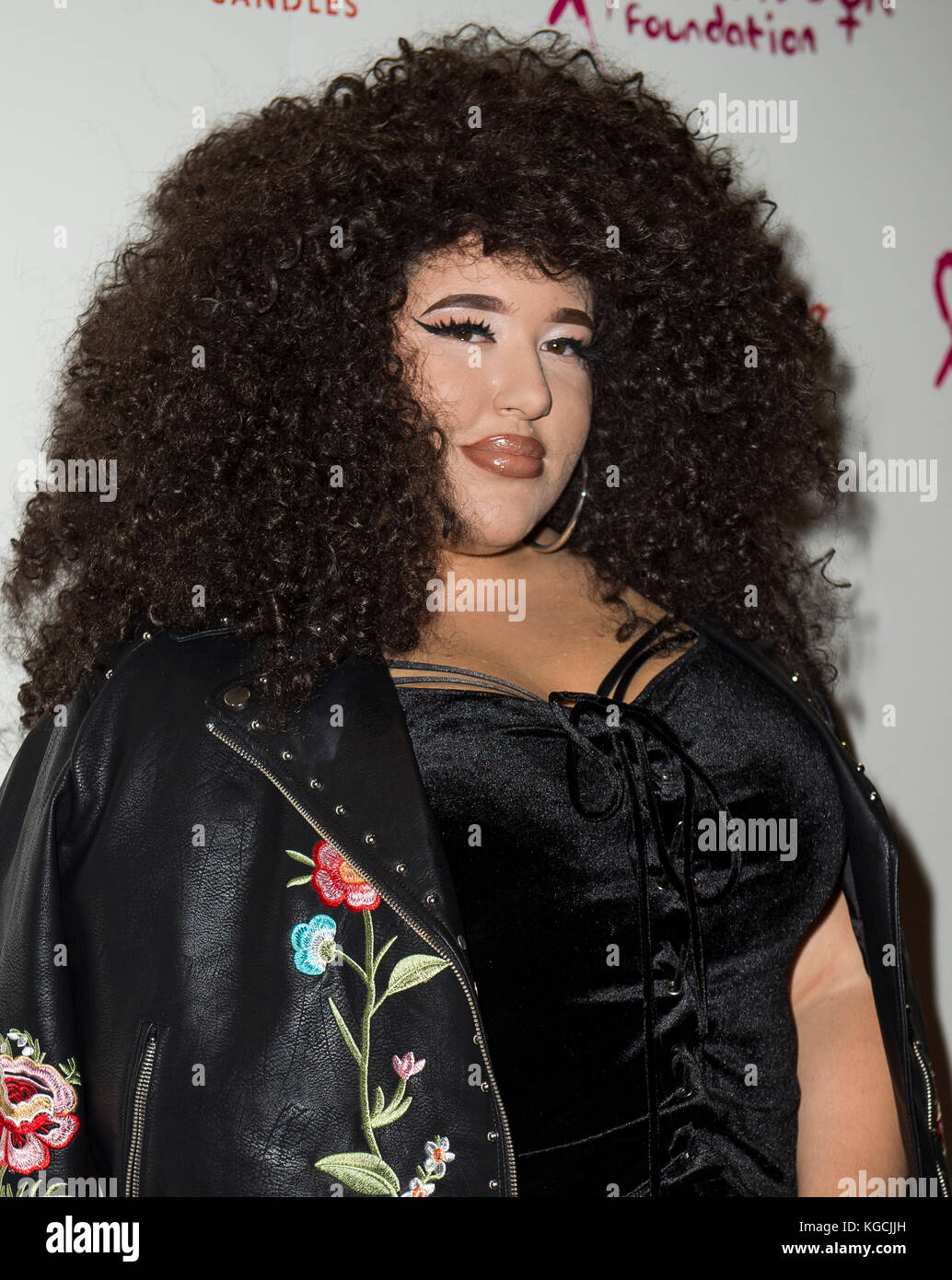 London, UK. Shanaya Atkinson- Jones at the Pink Ribbon Foundation ...