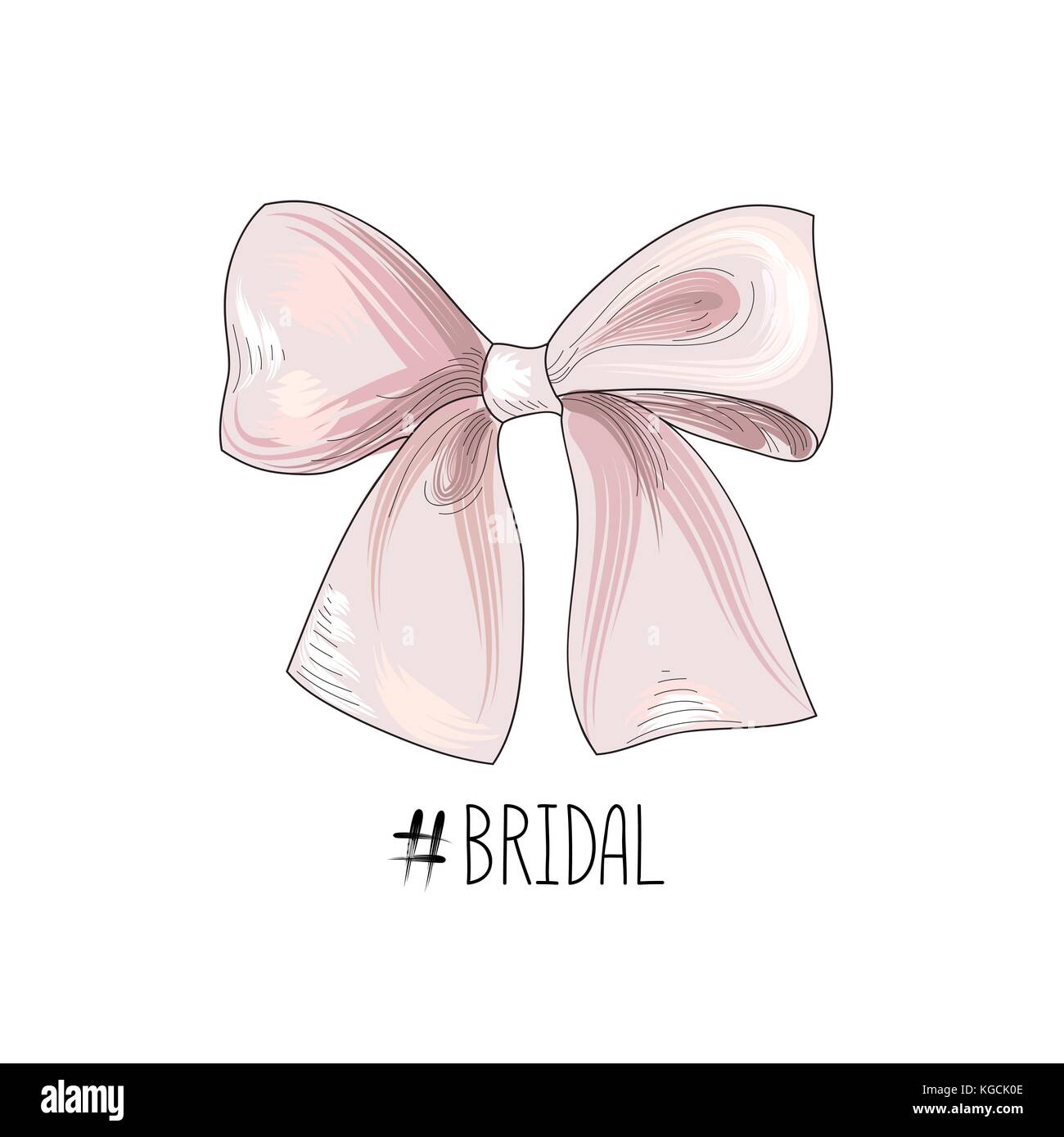 Cream bow tie Stock Vector Images - Alamy