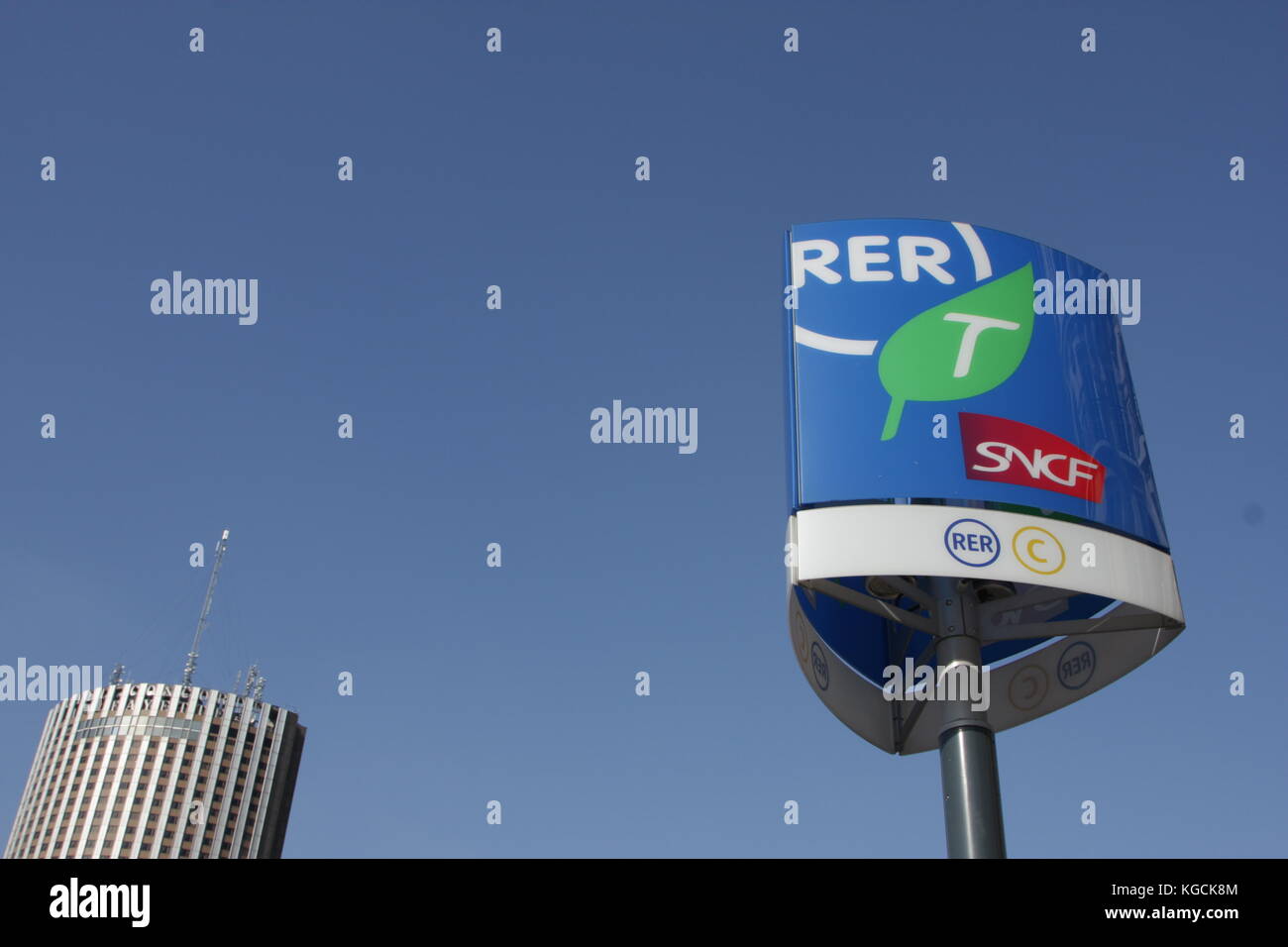 RER sign in Paris Stock Photo - Alamy