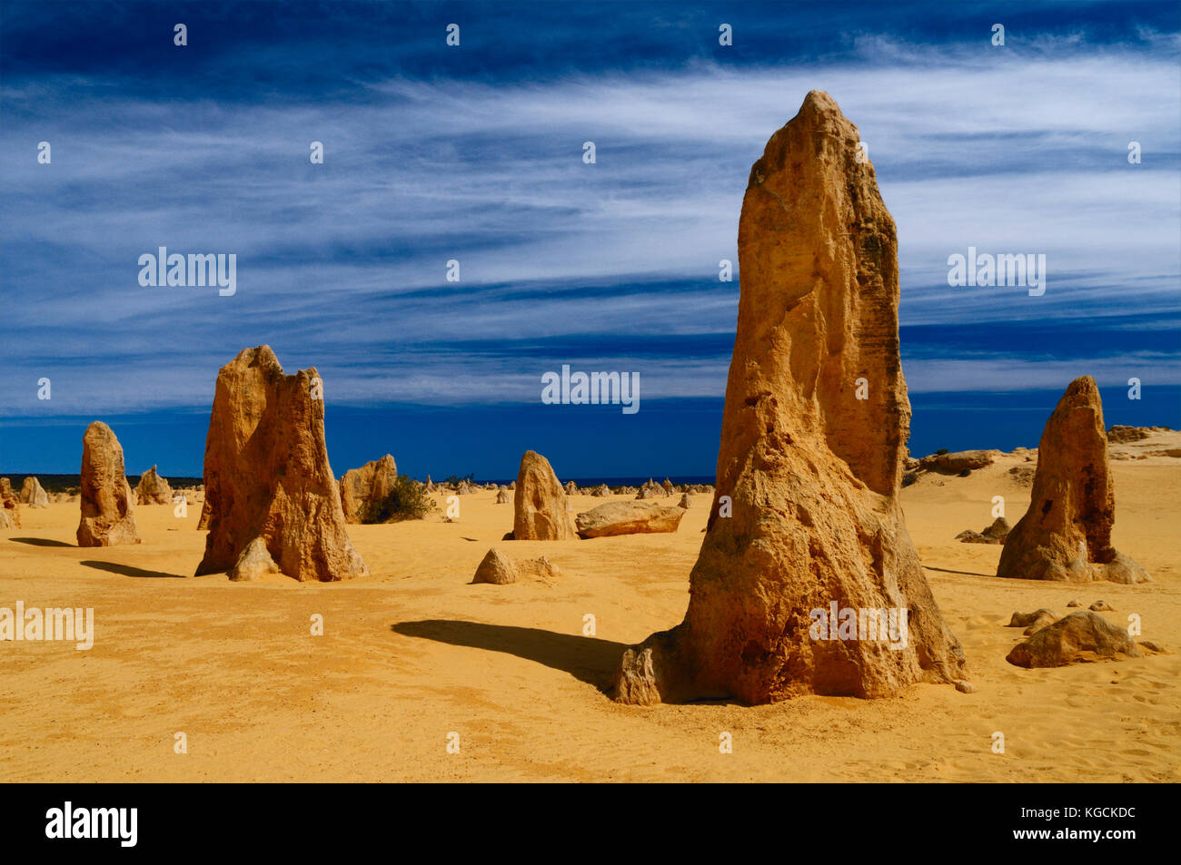 The Pinnacles Desert at Daylight, Nambung National Park, WA, Australia ...