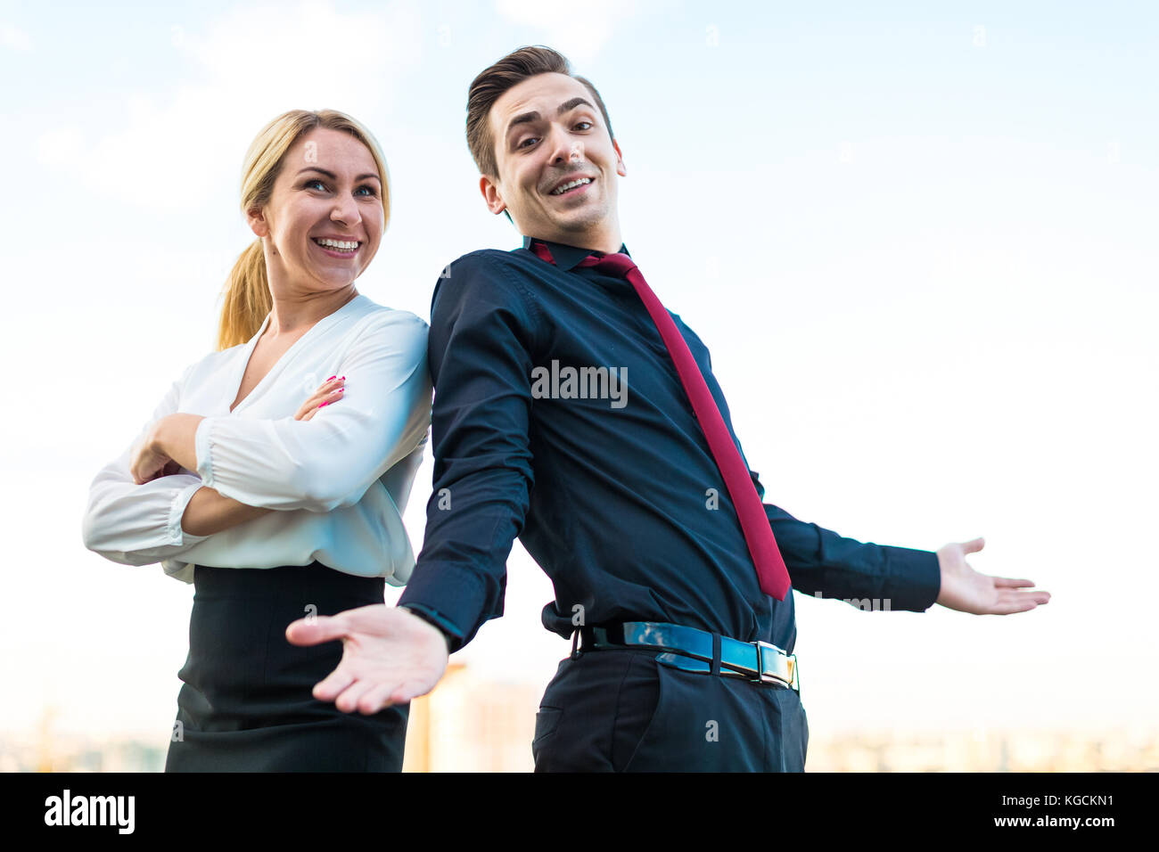 Good looking successful couple hi-res stock photography and images - Alamy