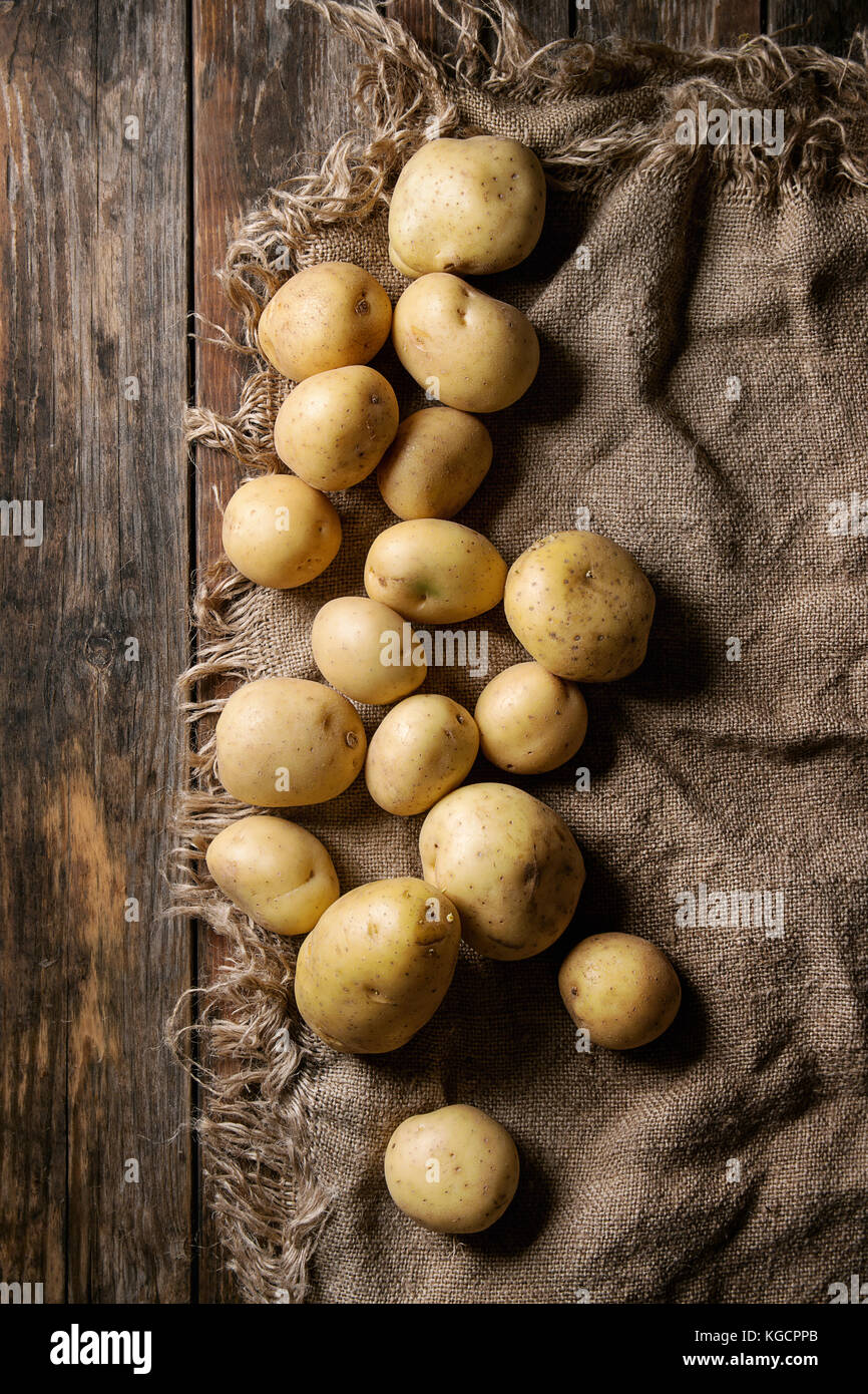 Raw organic potatoes Stock Photo - Alamy