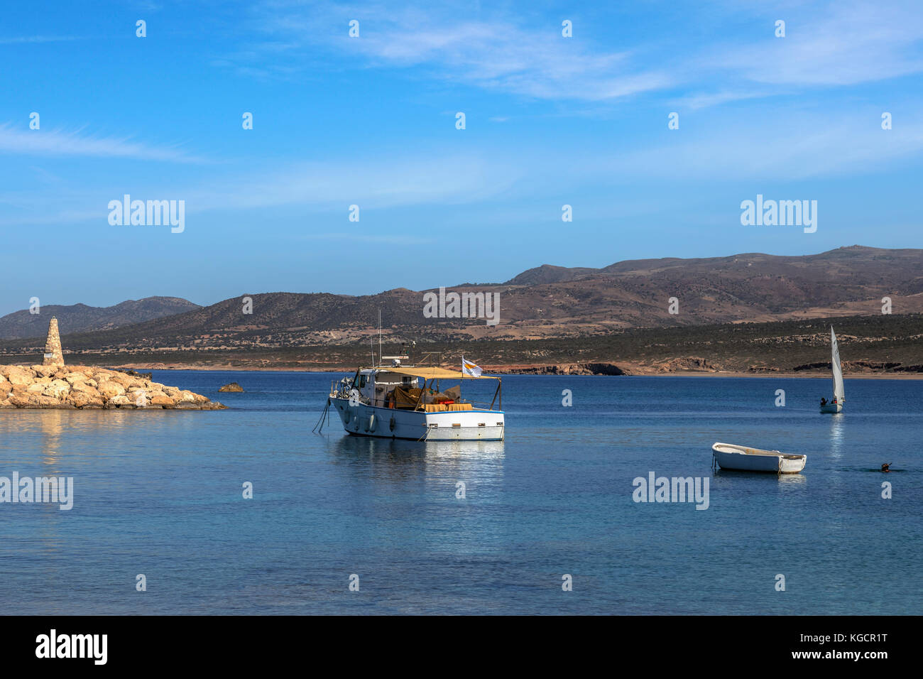 Agios Georgios Harbour, Pegeia, Paphos, Cyprus Stock Photo - Alamy