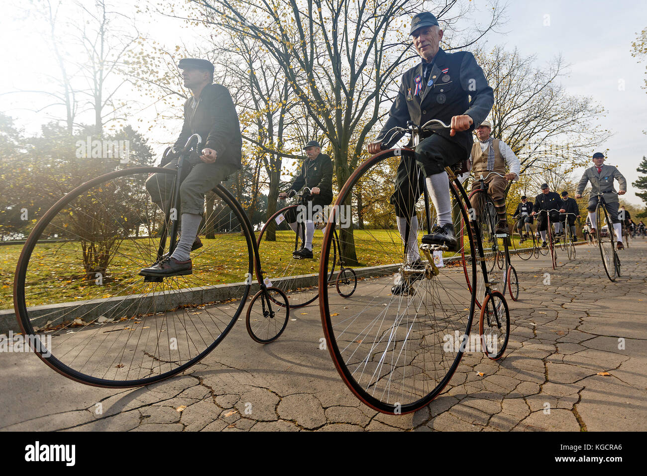 Prague Mile, velocipede Stock Photo - Alamy
