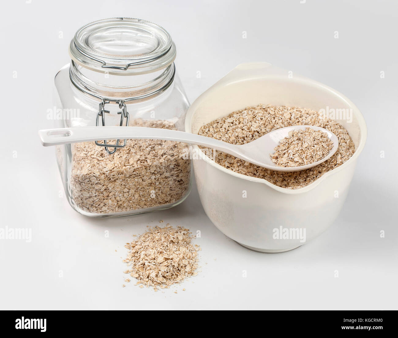 Oatmeal in glass jar hi-res stock photography and images - Alamy