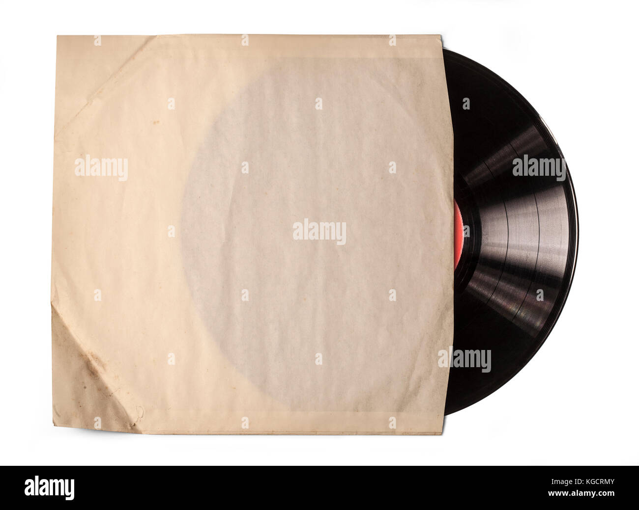 Blank record sleeve Cut Out Stock Images & Pictures - Alamy