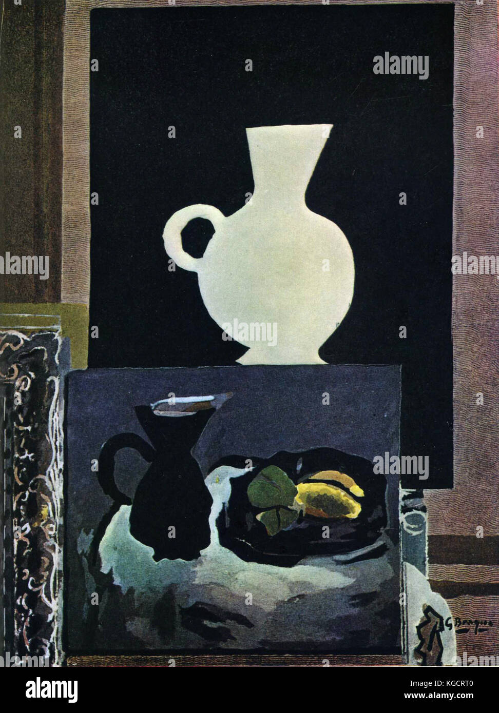 Georges Braque - the studio 1949 Stock Photo - Alamy