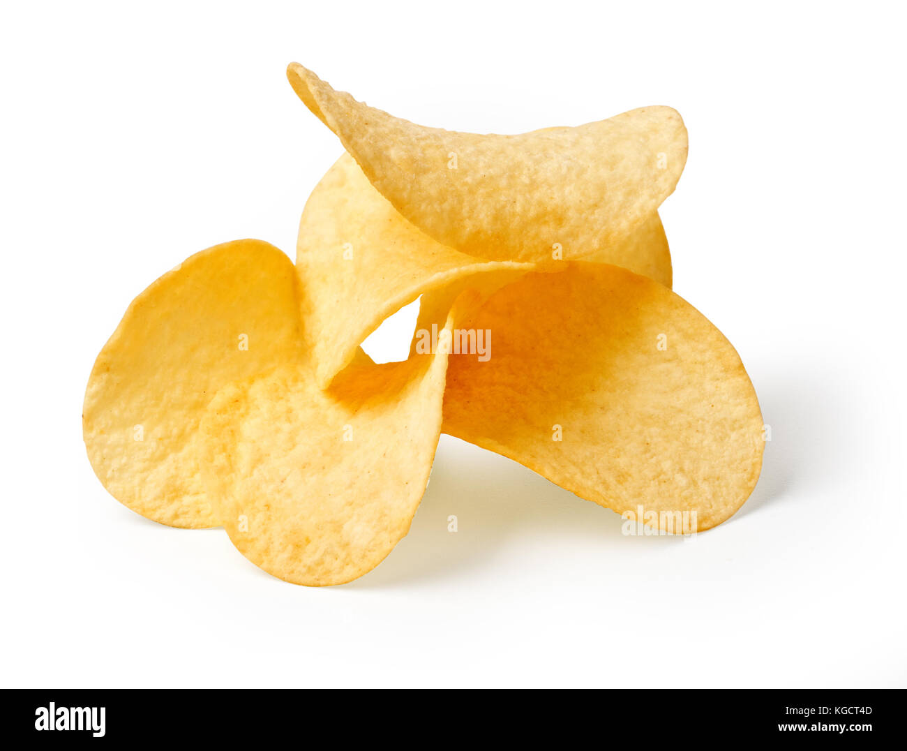 chips isolated on white background with clipping path Stock Photo - Alamy