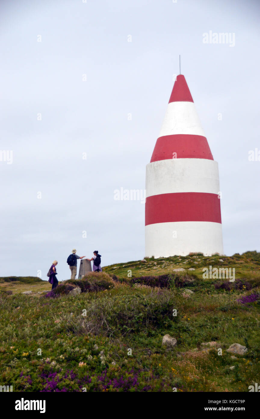 Trig point marker hi-res stock photography and images - Alamy