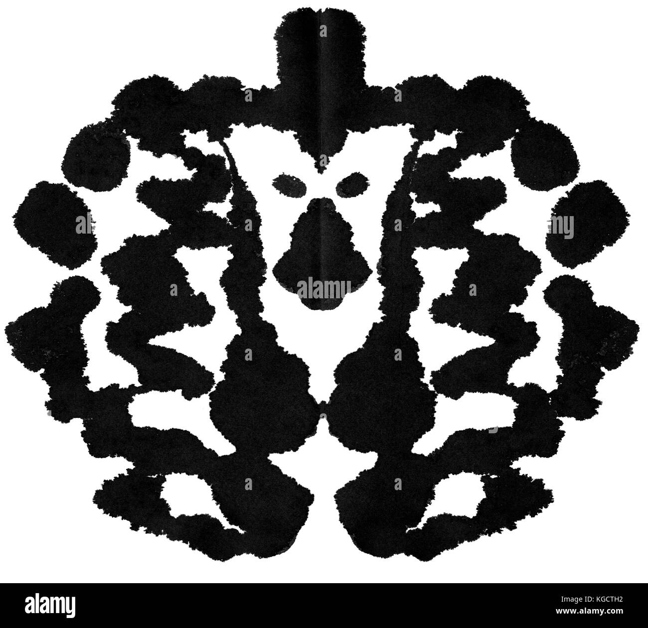 Ink blot for psychiatric evaluations Stock Photo - Alamy