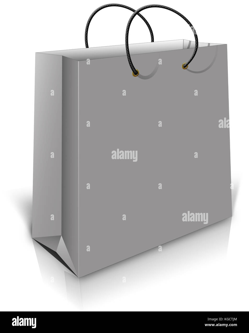 Grey paper bag gift hi-res stock photography and images - Alamy