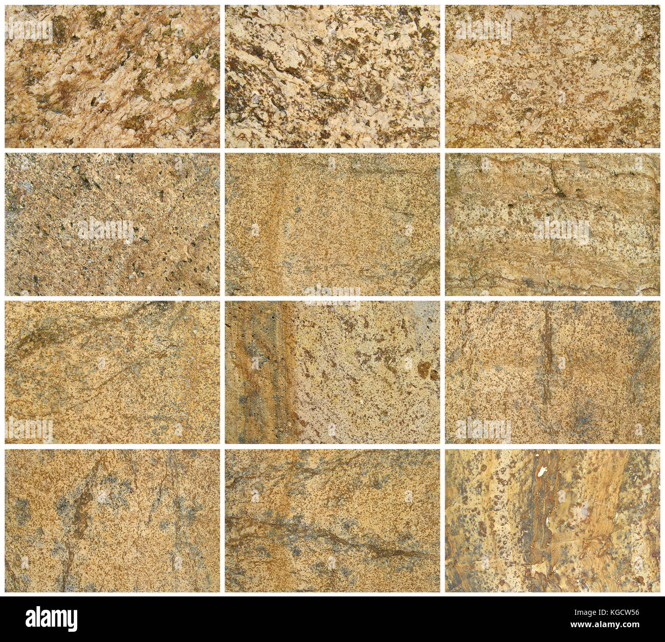 Twelve Natural Limestone Background or textures. The real color ...