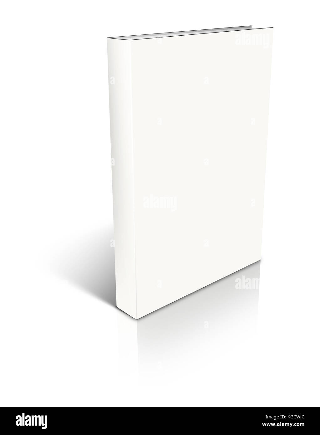 White empty book template on white background Stock Photo - Alamy