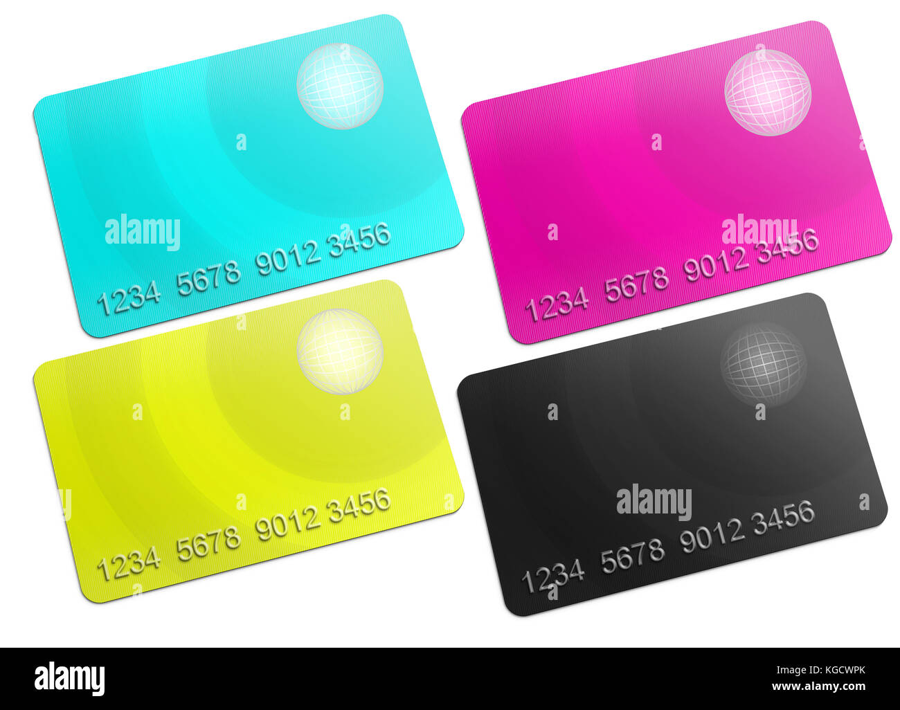 Membership cmyk Card on white background Stock Photo - Alamy