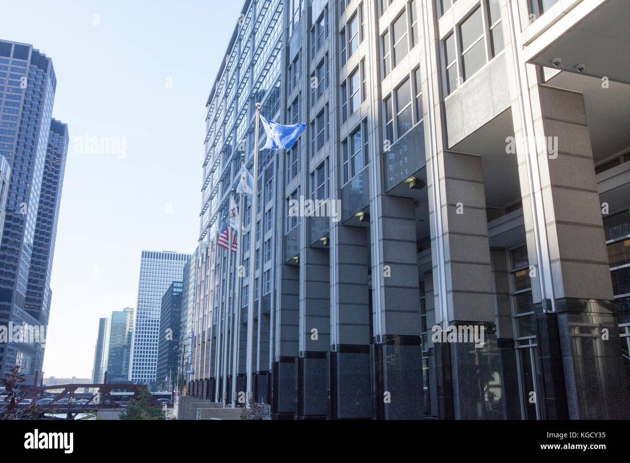 A view of Boeing's headquarters in Chicago Stock Photo - Alamy