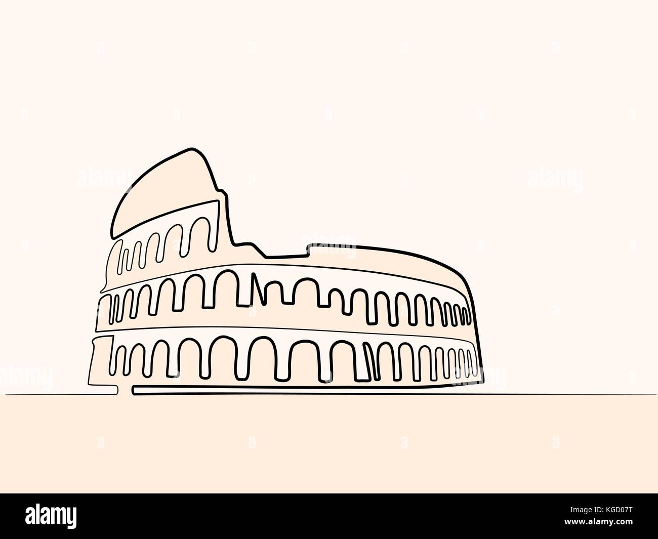 Coliseum vector vectors hi-res stock photography and images - Alamy