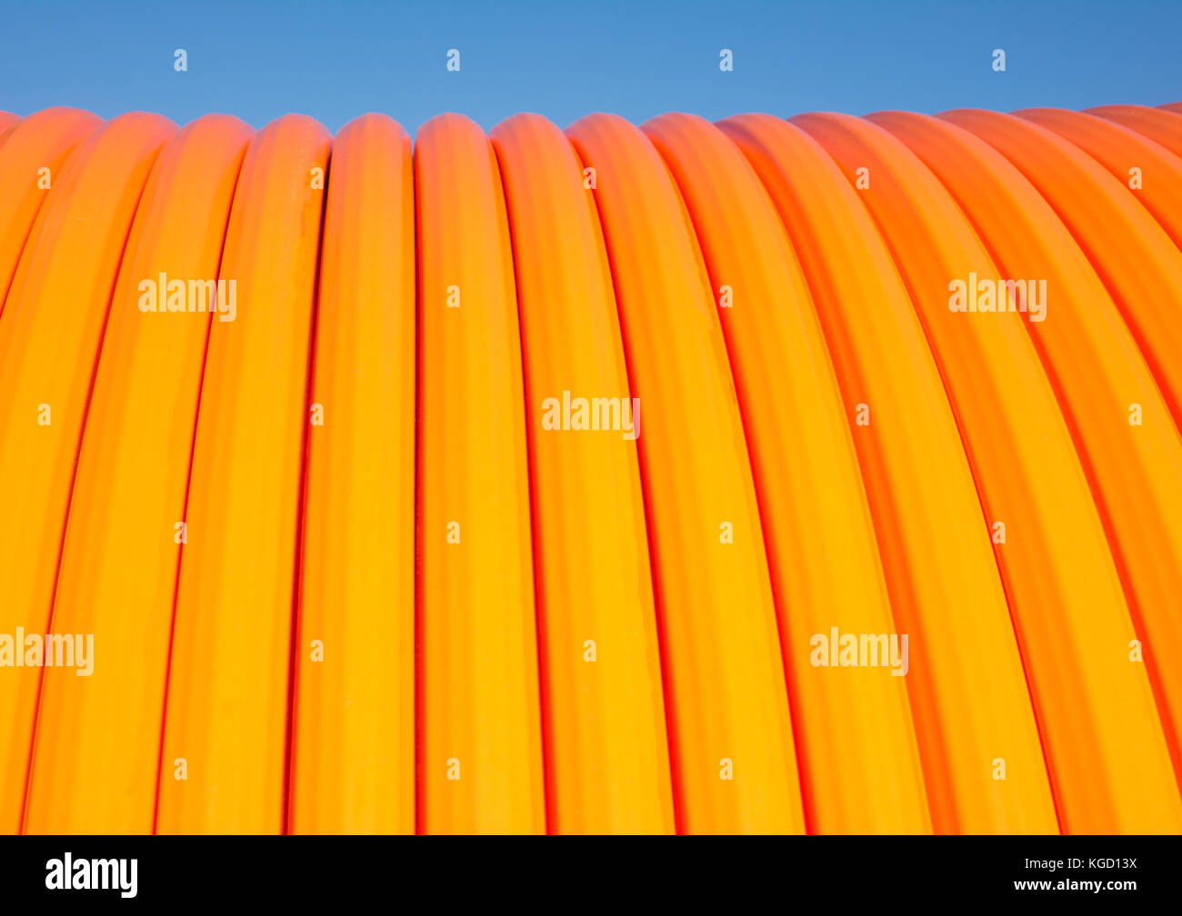 Fiber optic cable roll for digital broadband internet communication ...