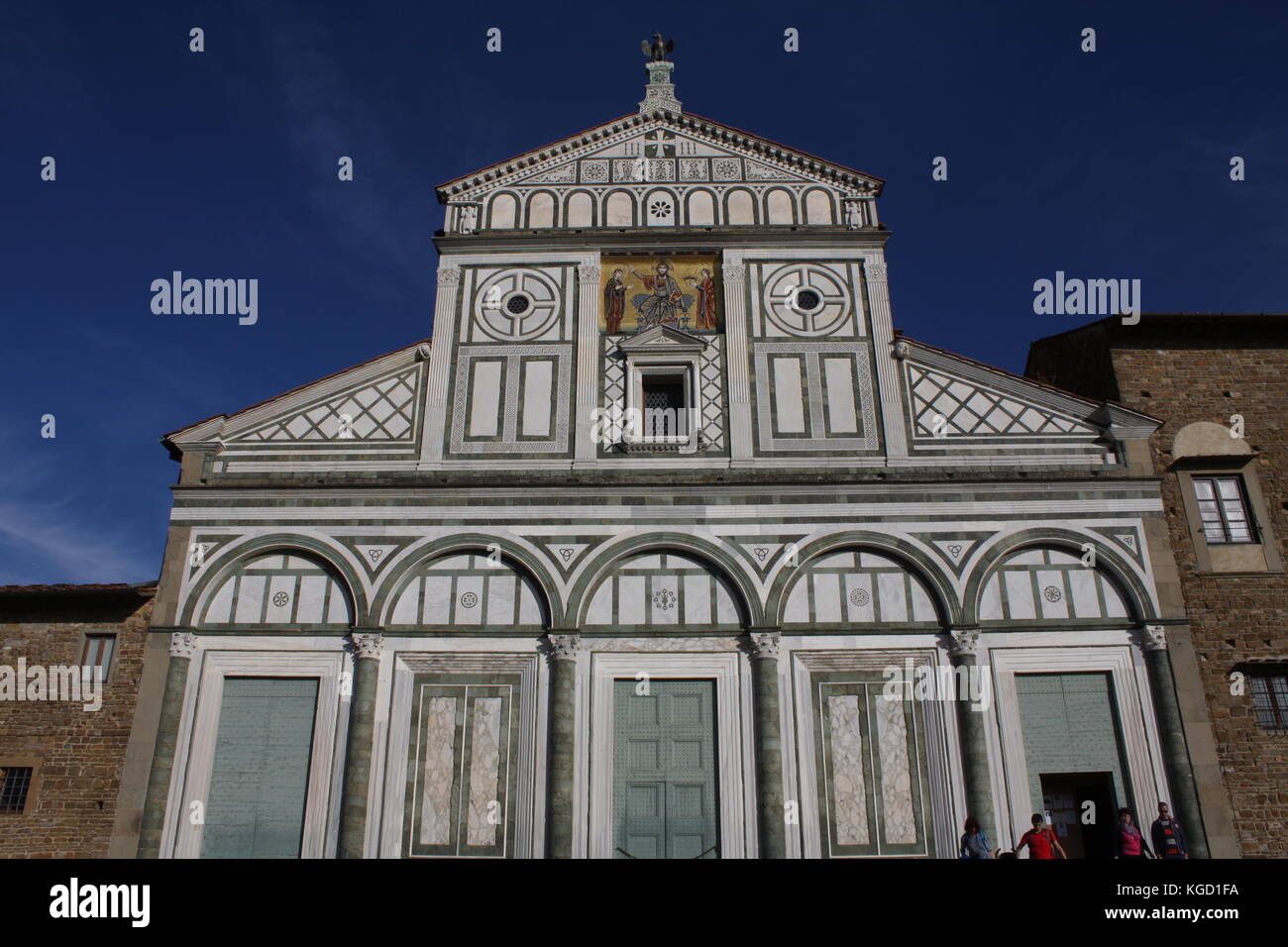 Basilica San Miniato al Monte (St Minias on the Mountain) in Florence ...