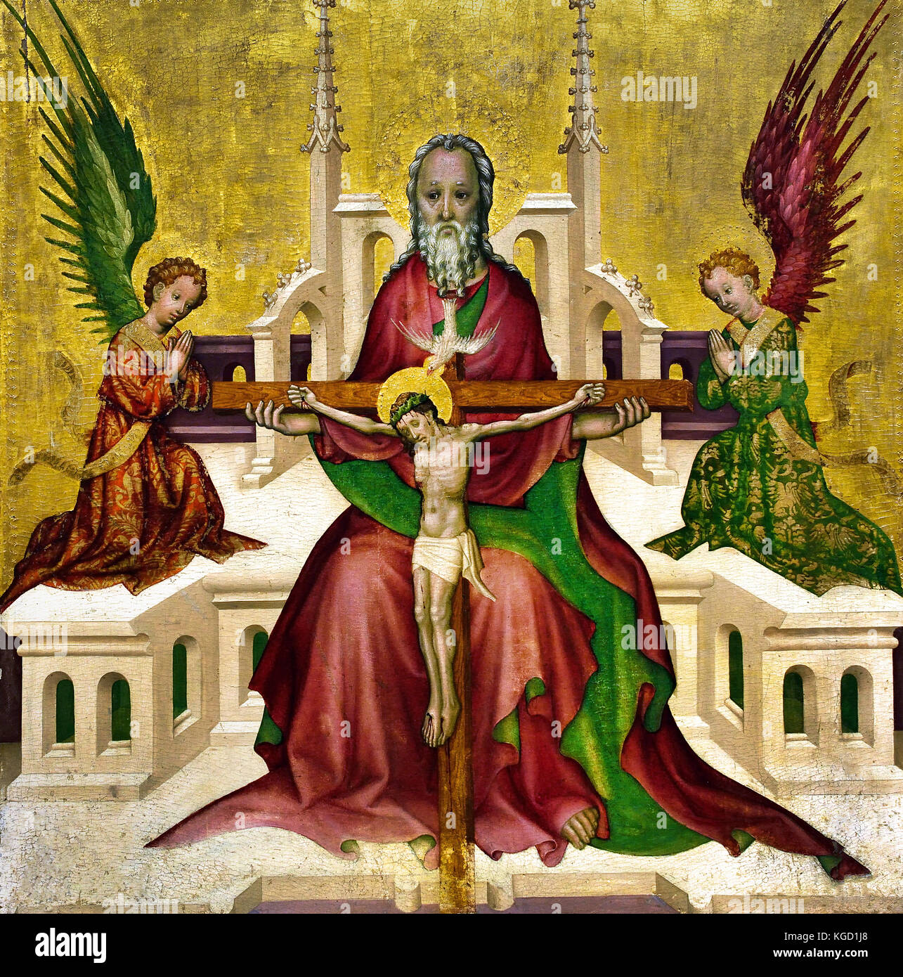 The trinity with christ crusified 1410 unknown austrian artist austria ...
