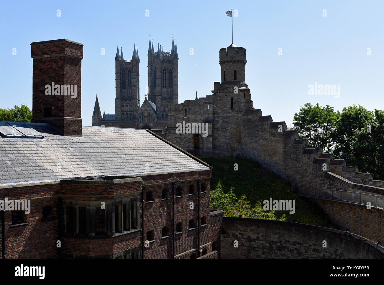 Lincoln castle observatory tower hi-res stock photography and images ...