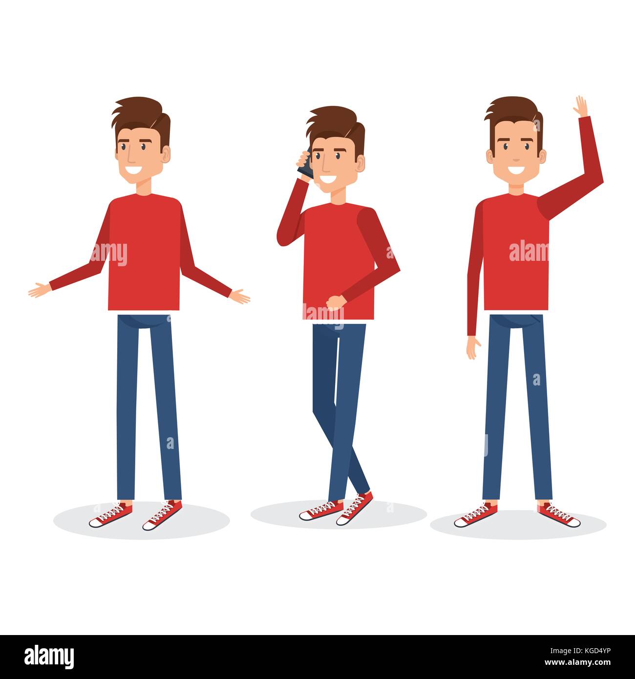 Student talk gesture Stock Vector Images - Alamy