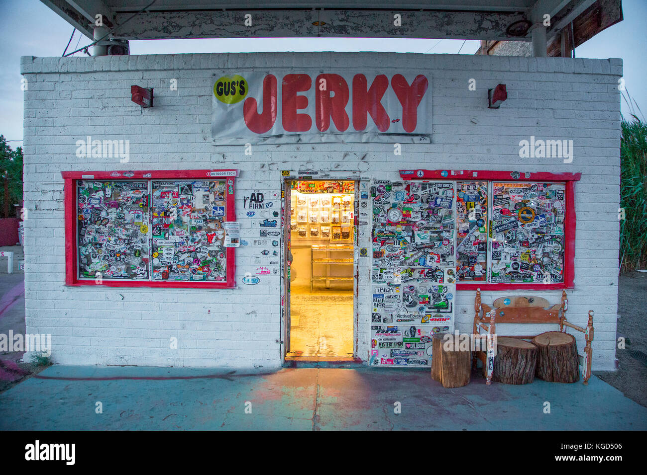 Jerky shop in the middle of nowhere Stock Photo - Alamy