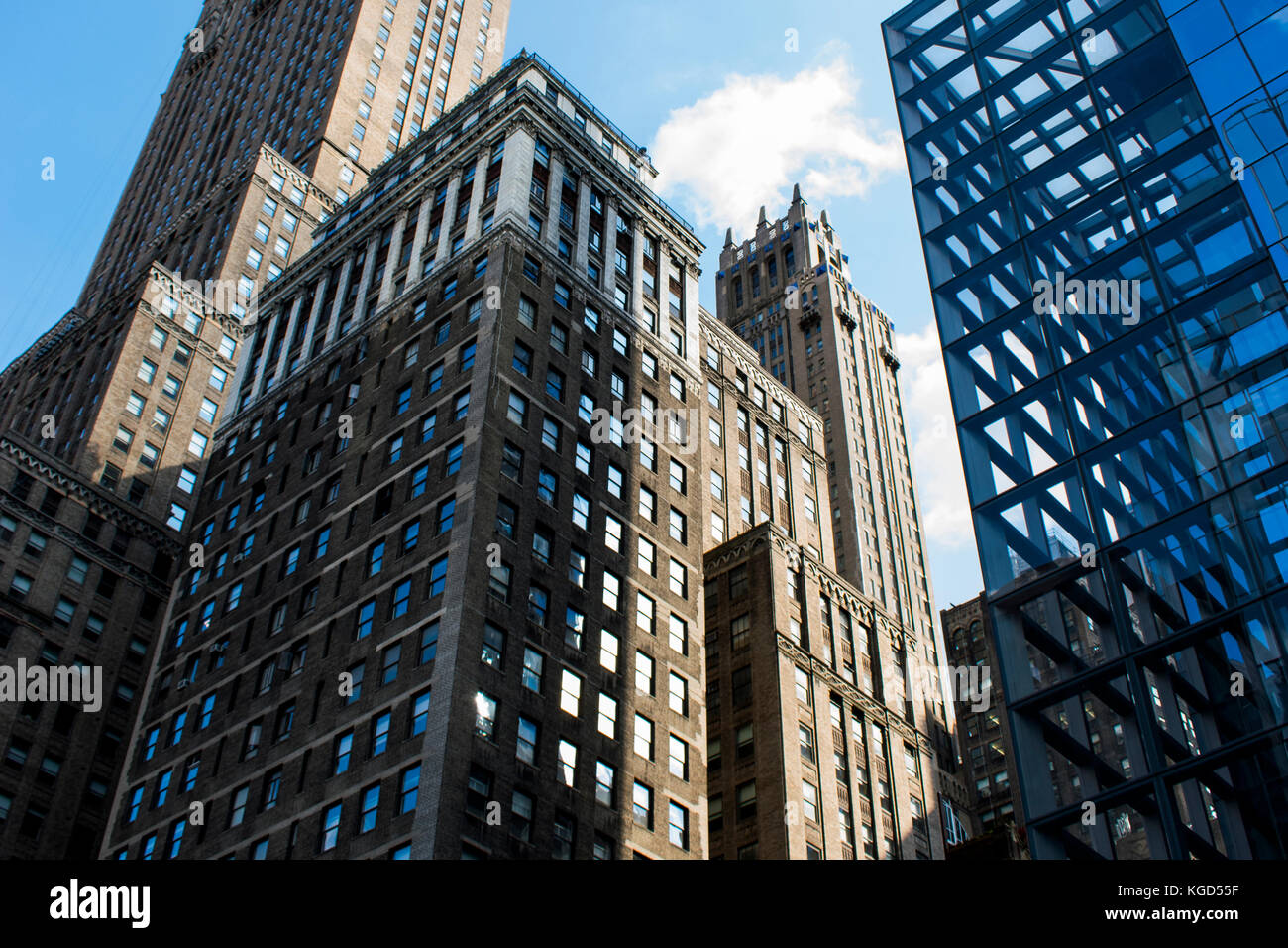 High rise buildings in Manhattan Stock Photo - Alamy