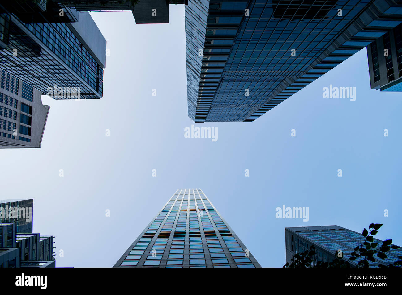 High rise buildings in Manhattan Stock Photo - Alamy