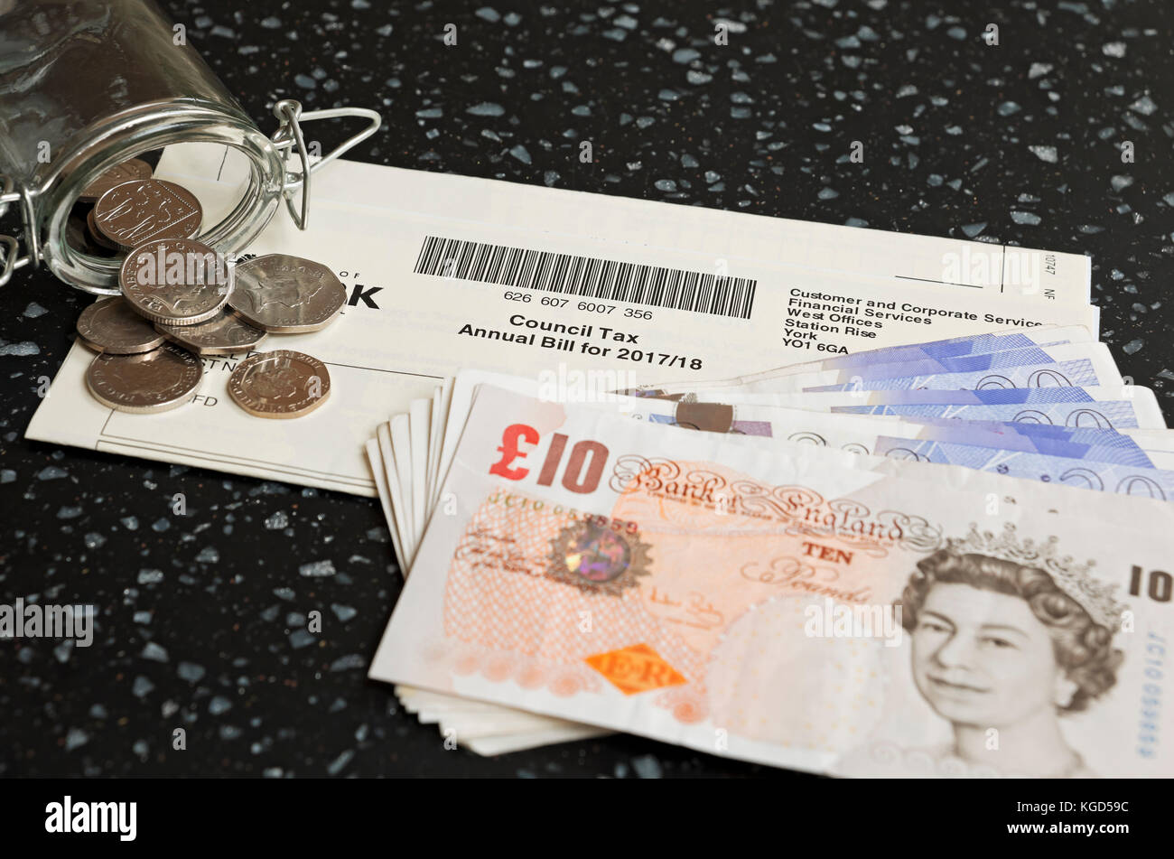 Council tax letter hi-res stock photography and images - Alamy