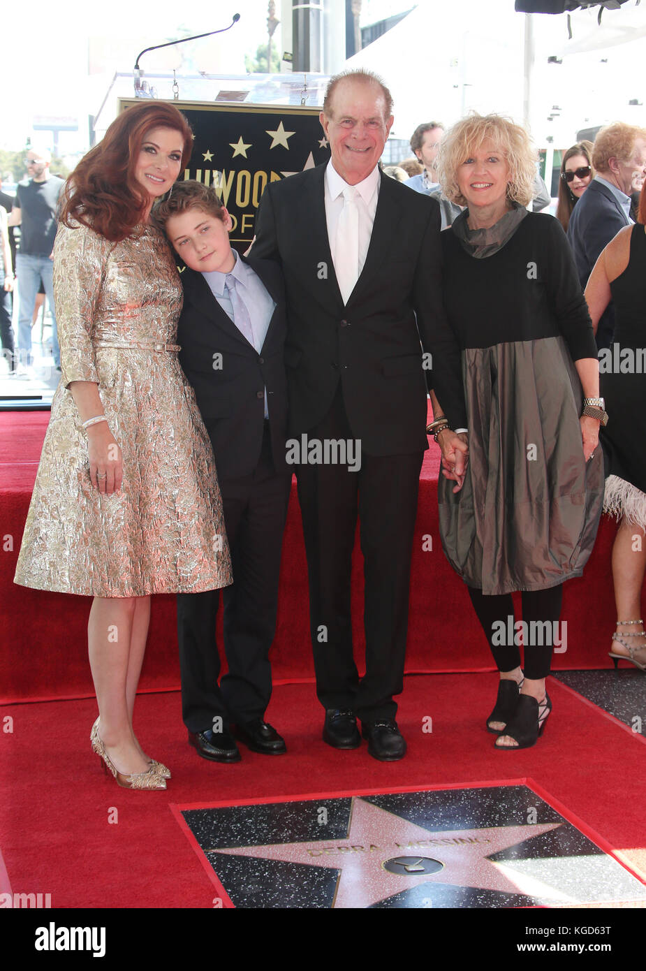 Debra Messing Honored With Star On The Hollywood Walk Of Fame Featuring ...