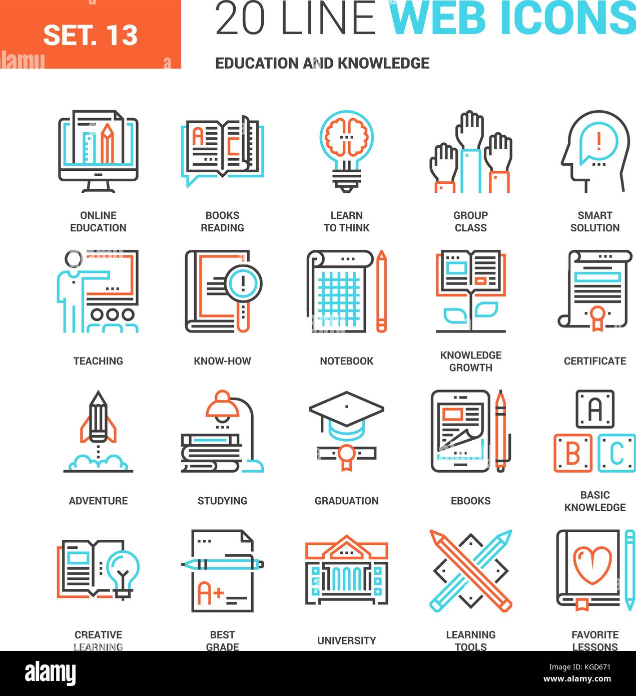 Education and Knowledge Stock Vector Image & Art - Alamy