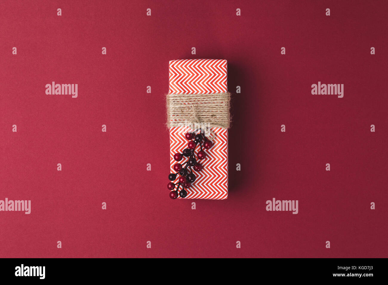 decorated christmas present Stock Photo - Alamy