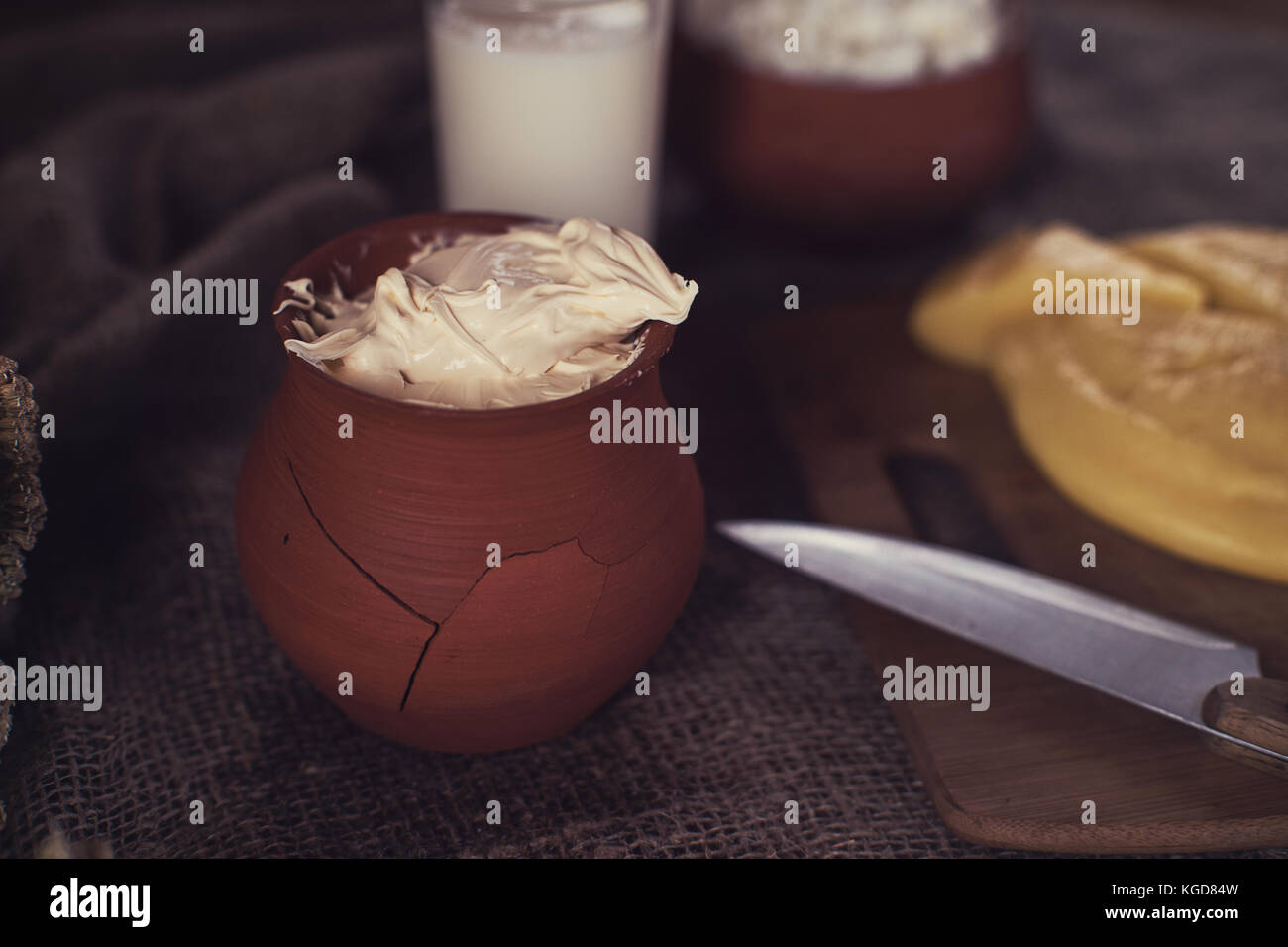 Organic domestic food Stock Photo - Alamy