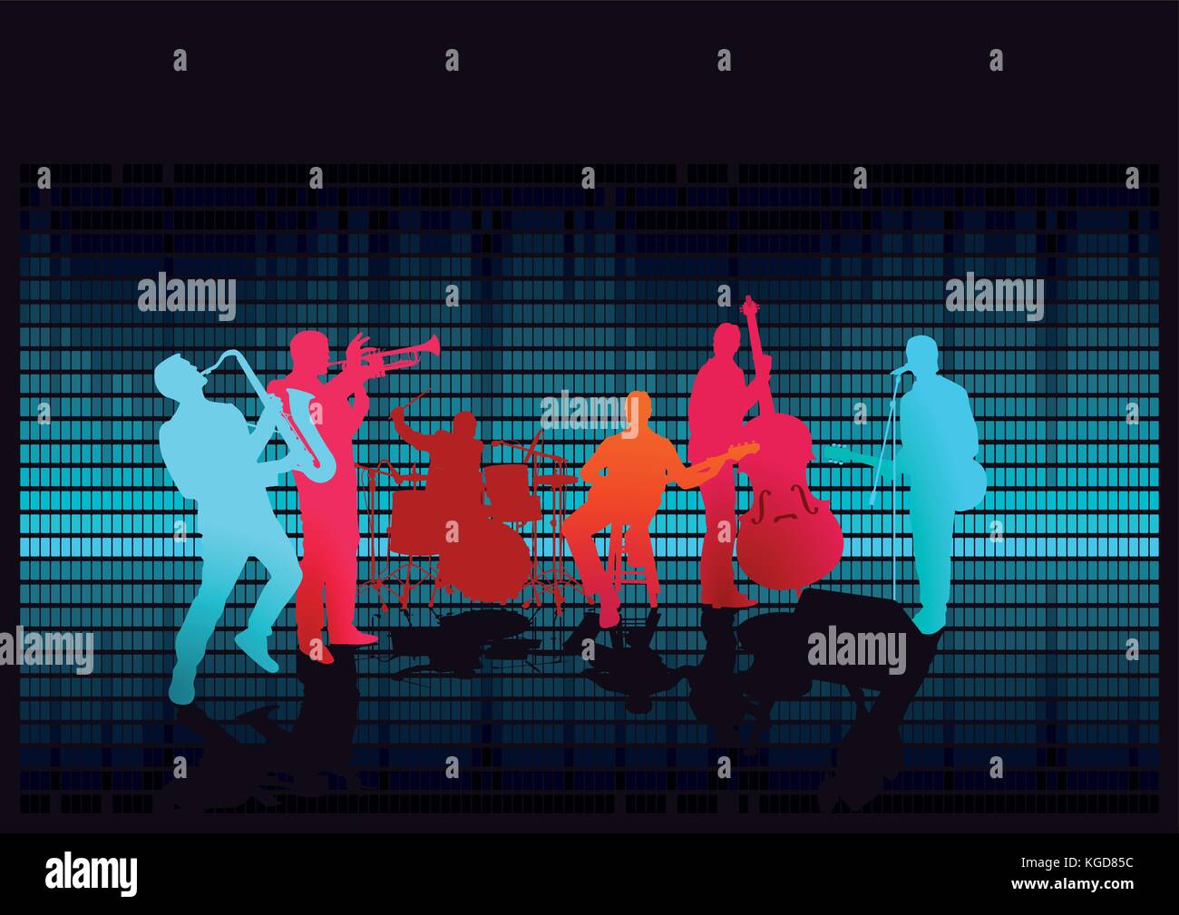 Saxophone concert Stock Vector Images - Alamy