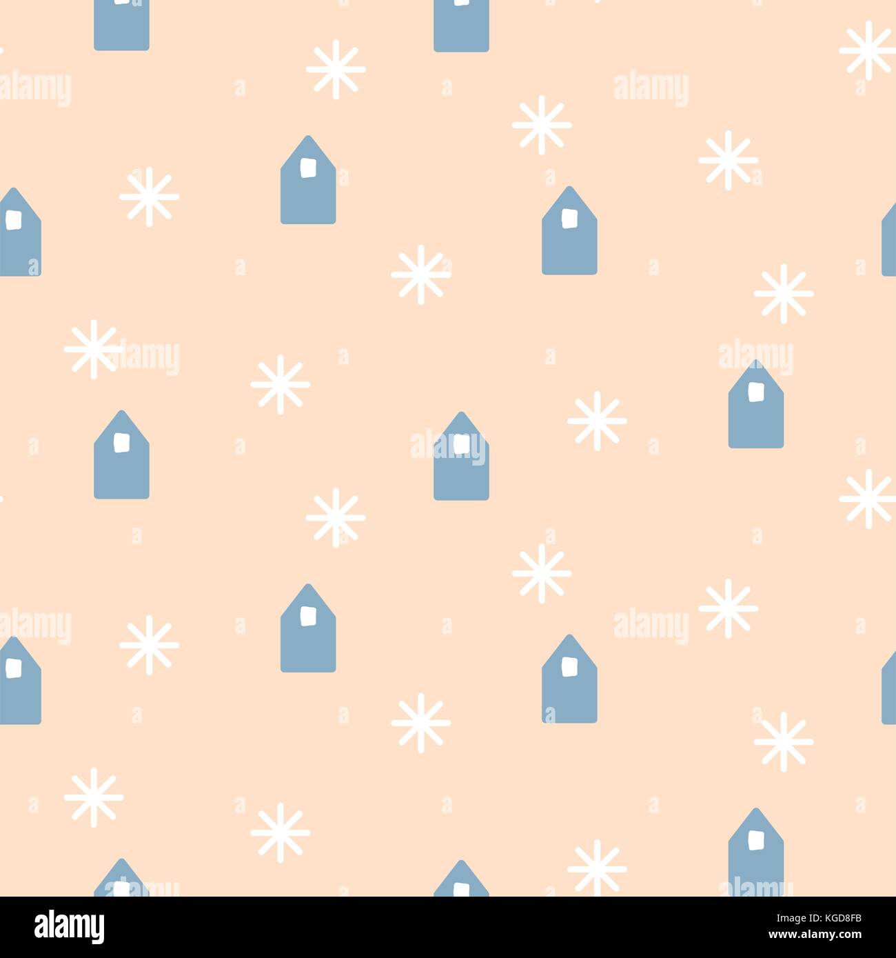 Pink houses Stock Vector Images - Alamy